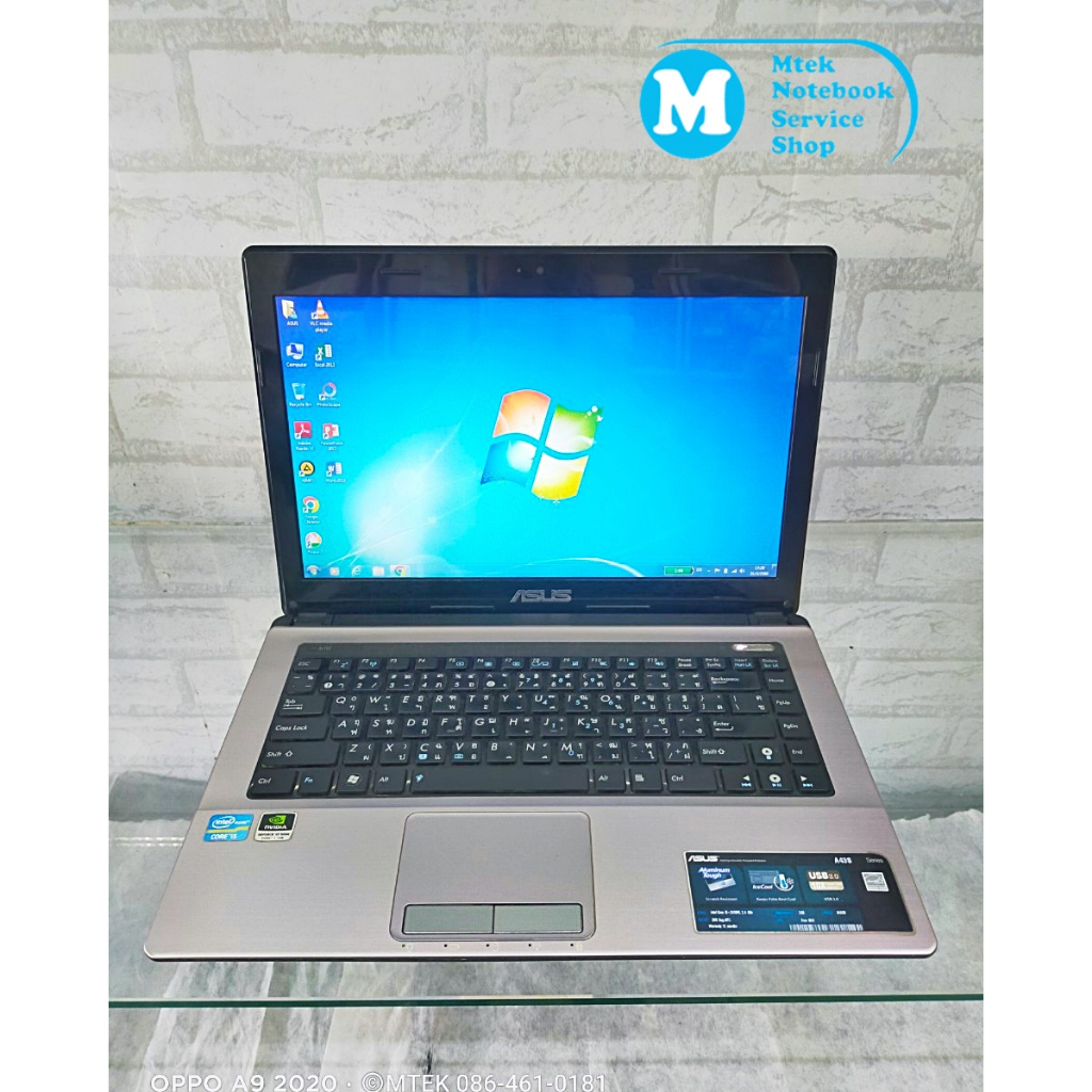 โน้ตบุ๊คมือสอง Asus A43S | Shopee Thailand
