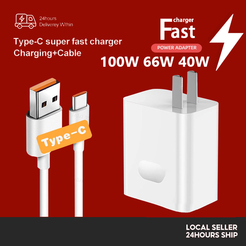 สายชาร์จเร็ว USB to USB-C cable 6A Type-C หัวชาร์จเร็ว 100W/66W/40W SUPER Fast charging | Shopee ...