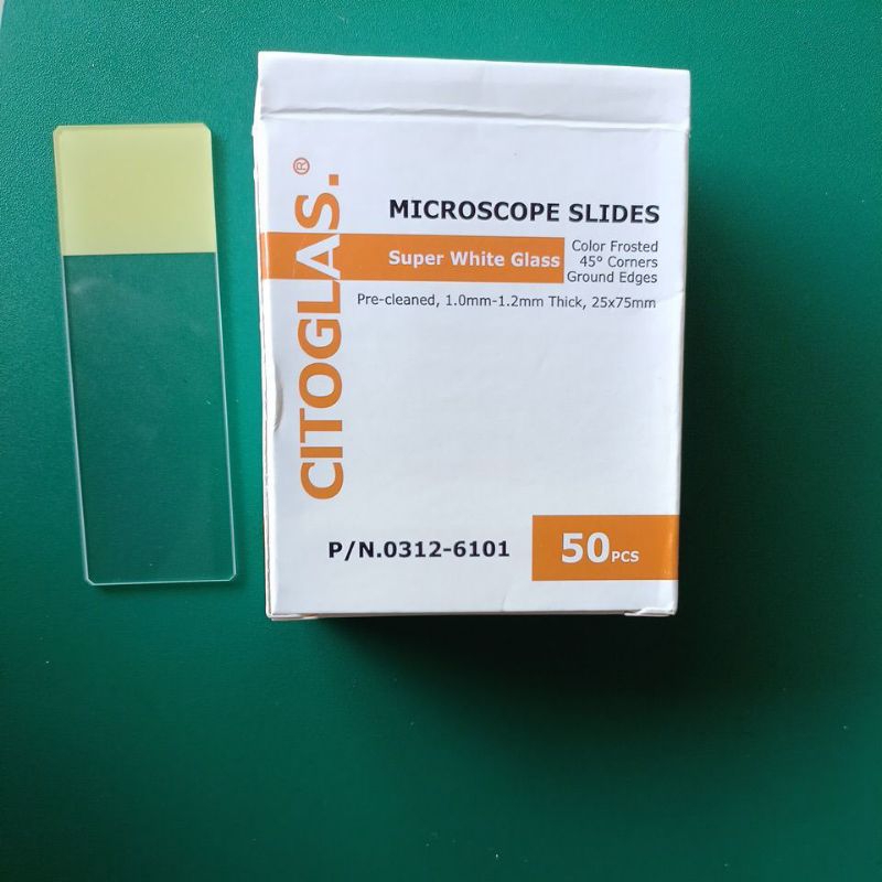 Citoglass microscope slide (กระจกใส 50 ชิ้นต่อ กล่อง) | Shopee Thailand