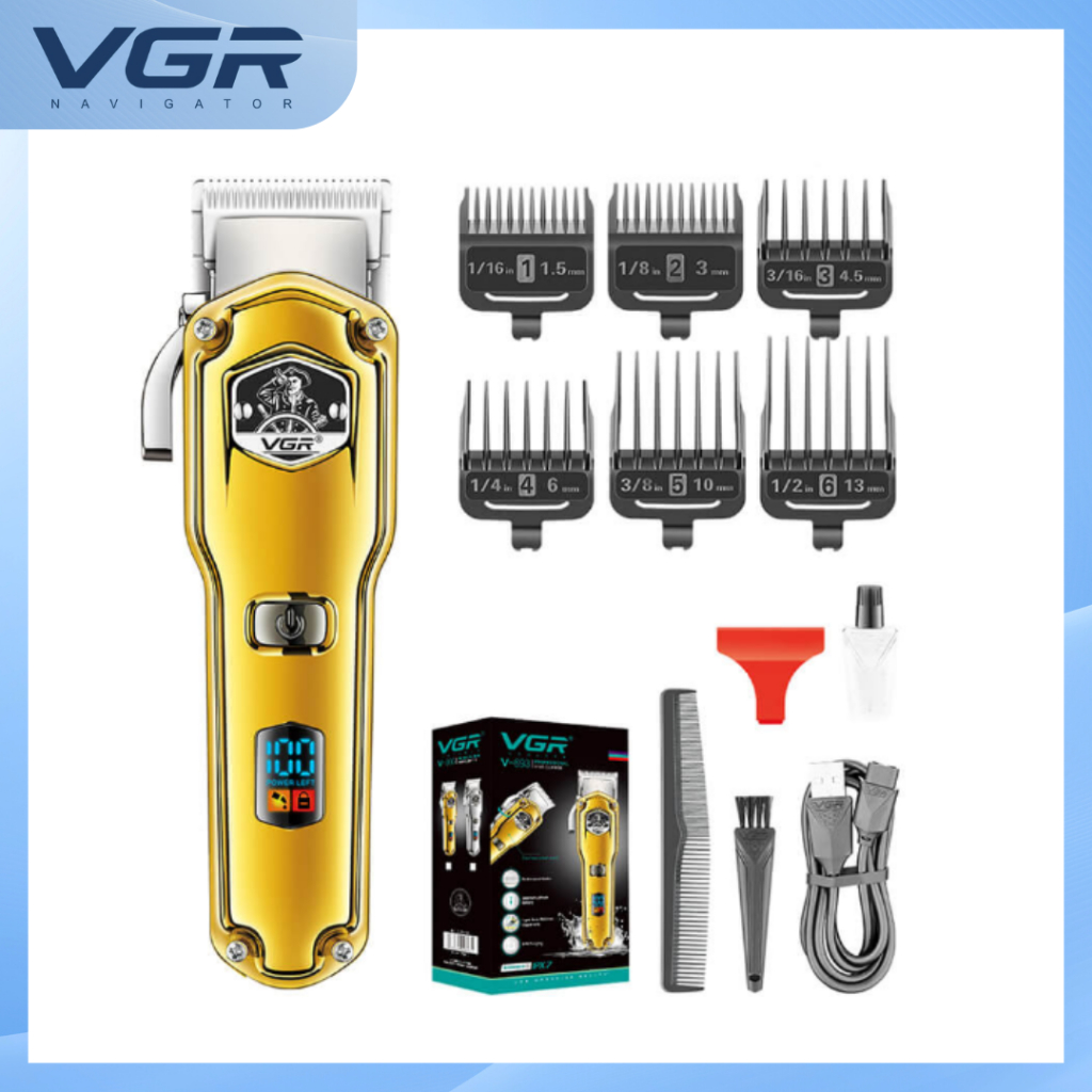 ใหม่ล่าสุด ปัตตาเลี่ยน VGR รุ่น V-693 ตัว clipper มีหน้าจอLED | Shopee Thailand