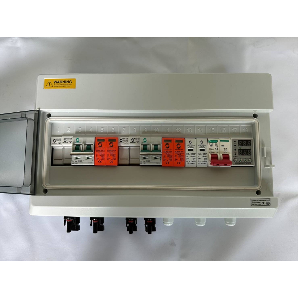 ตู้คอมบายเนอร์สำหรับระบบโซล่าเซลล์ OnGrid AC-DC Combiner box 1String ...