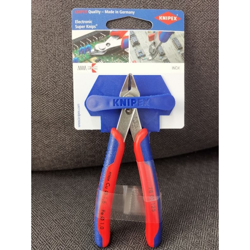คีมตัด Electronic Super Knips INOX 7803125SB 125mm KNIPEX | Shopee Thailand