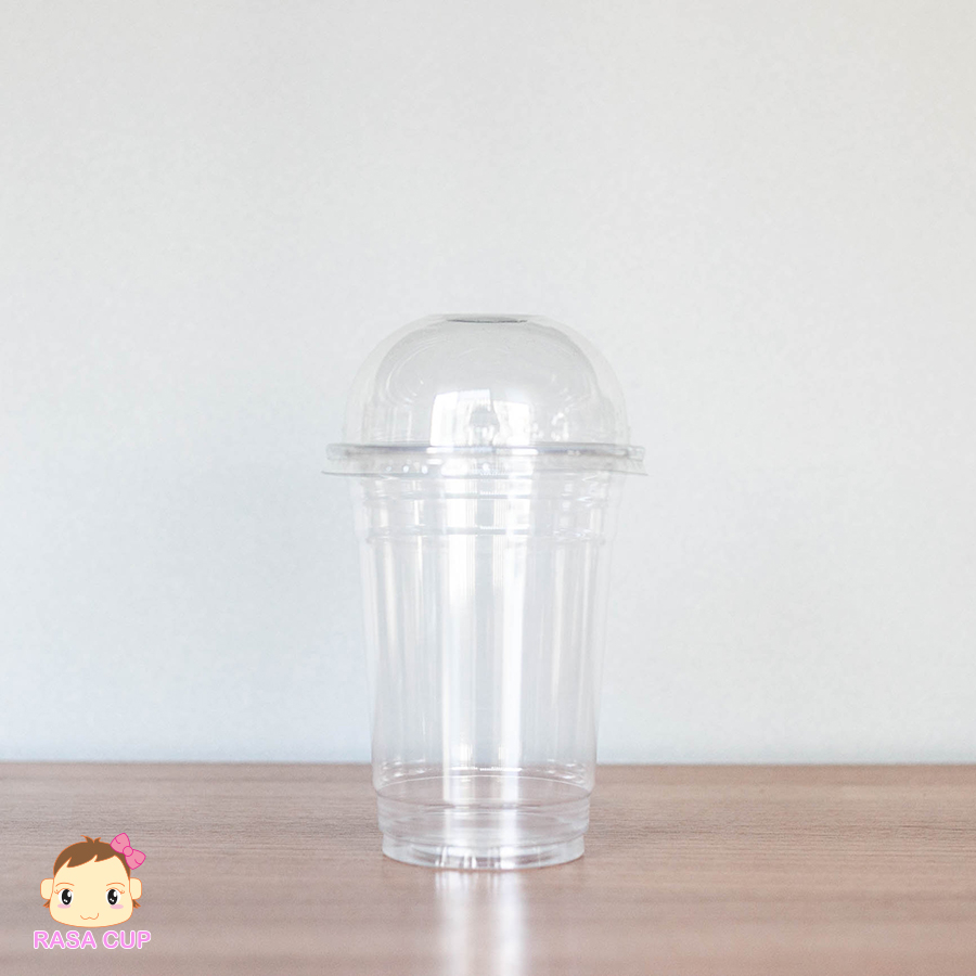 [FP95-16-0100] แก้วพลาสติกใส PET 16oz ปากกว้าง 95 มม. บรรจุ 100 ใบ รุ่น ...
