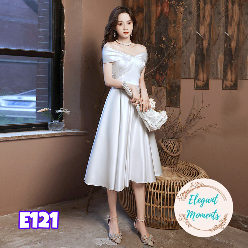 พร้อมส่งจากไทย ชุดแต่งงาน ชุดเจ้าสาว ชุดถ่ายพรีเวดดิ้ง ชุดafter party ชุดงานหมั้น เดรสมินิมอล ...