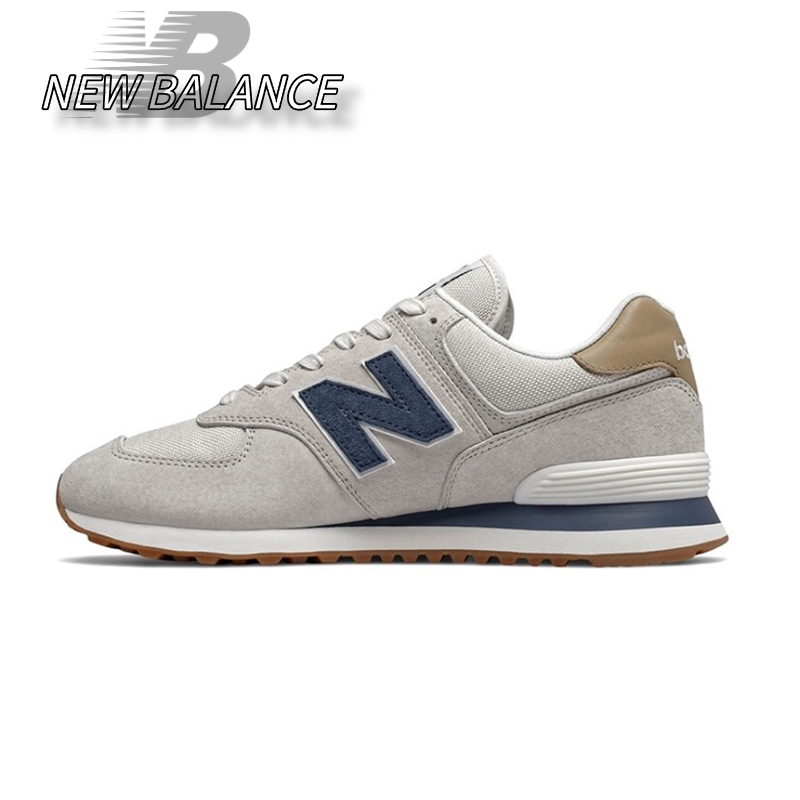 แท้ 100% New Balance NB 574 Beige Sneakers D Wide | Shopee Thailand