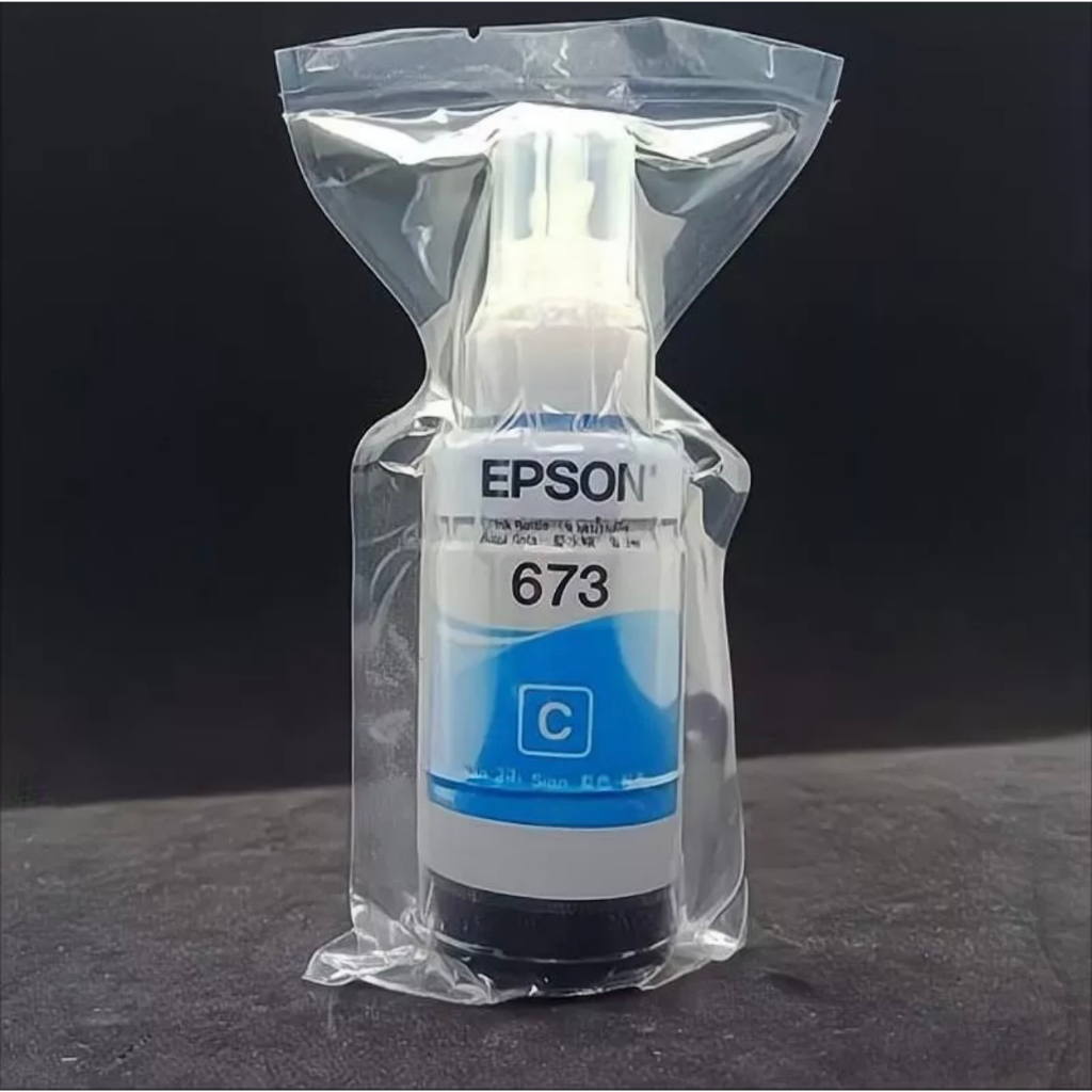 EPSON 673 BK,C,M,Y,LC,LM น้ำหมึกเติมแท้สำหรับ EPSON L-Series L800,L850 ...