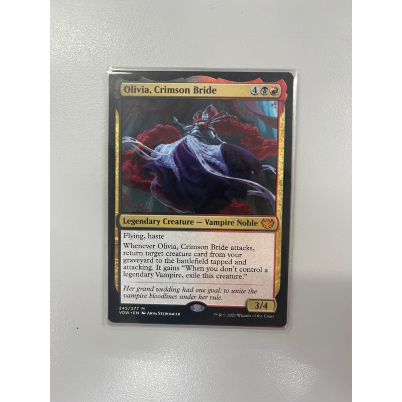 การ์ด MTG Olivia, Crimson Bride Magic the Gathering EDH รุ่น VOW สภาพ ...