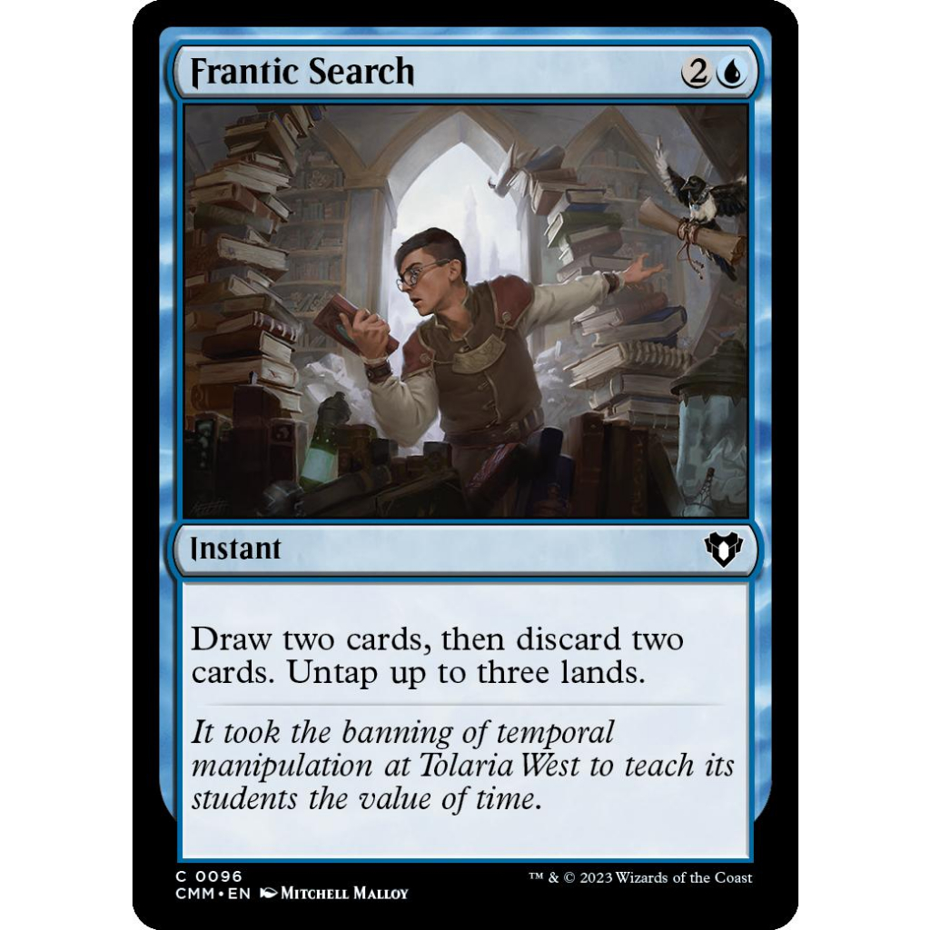[MTG][Single][CMM] Frantic Search ระดับ Common [ภาษาอังกฤษ] | Shopee ...