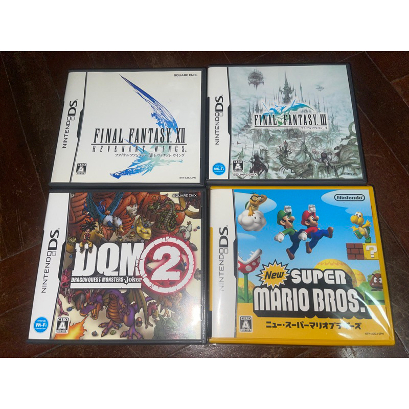 Final fantasy / dragon quest / mario nintendo ds japan แผ่นเกมส์ ไฟนอล ...