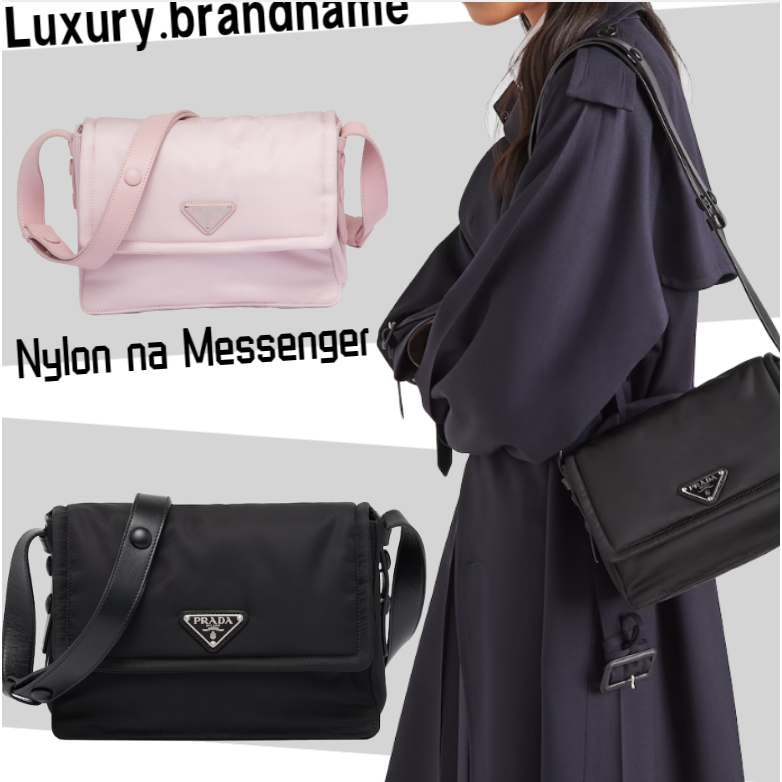 ปราด้า Prada Cini กระเป๋าแมสเซนเจอร์/สะพายข้าง Re-Nylon ขนาดเล็ก ...