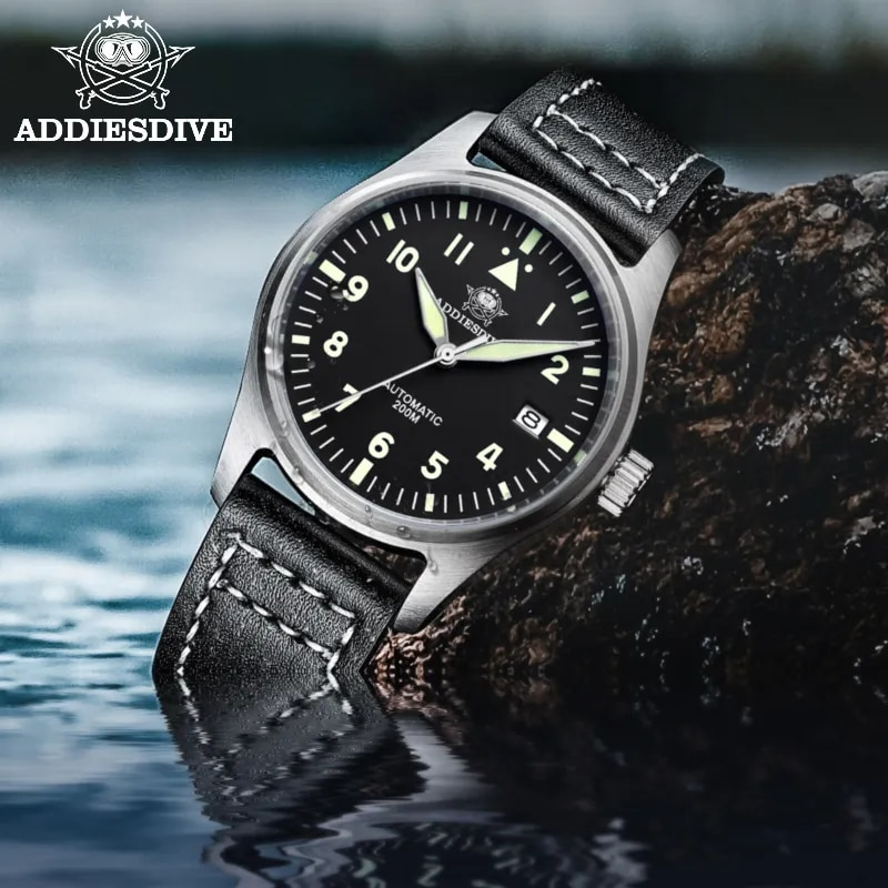 [Pre-order][ออโต้] Addiesdive MY-H2 Pilot watch 39MM C3 AR Sapphire ...