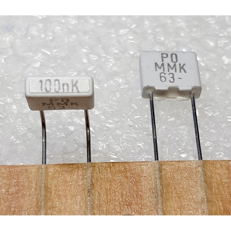 Kemet MMK 0.1uf 100nf 104k 63V Polyester Film Capacitor ตัวเก็บปรจุ ชนิด โพลีเอสเตอร์ ...