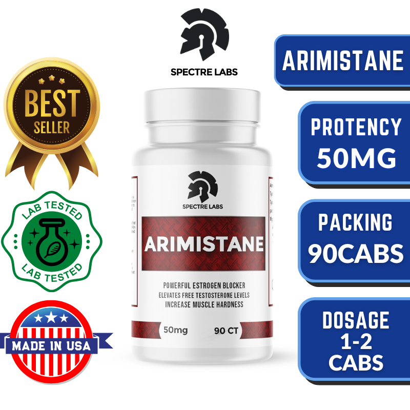 SPECTRE LABS Arimistane 50mg - 90 Capsules | Shopee Thailand