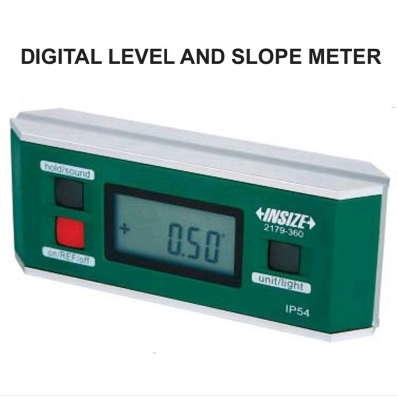 ระดับน้ำดิจิตอล กันน้ำ IP54 Digital Level And Slope Meter INSIZE (อิน ...