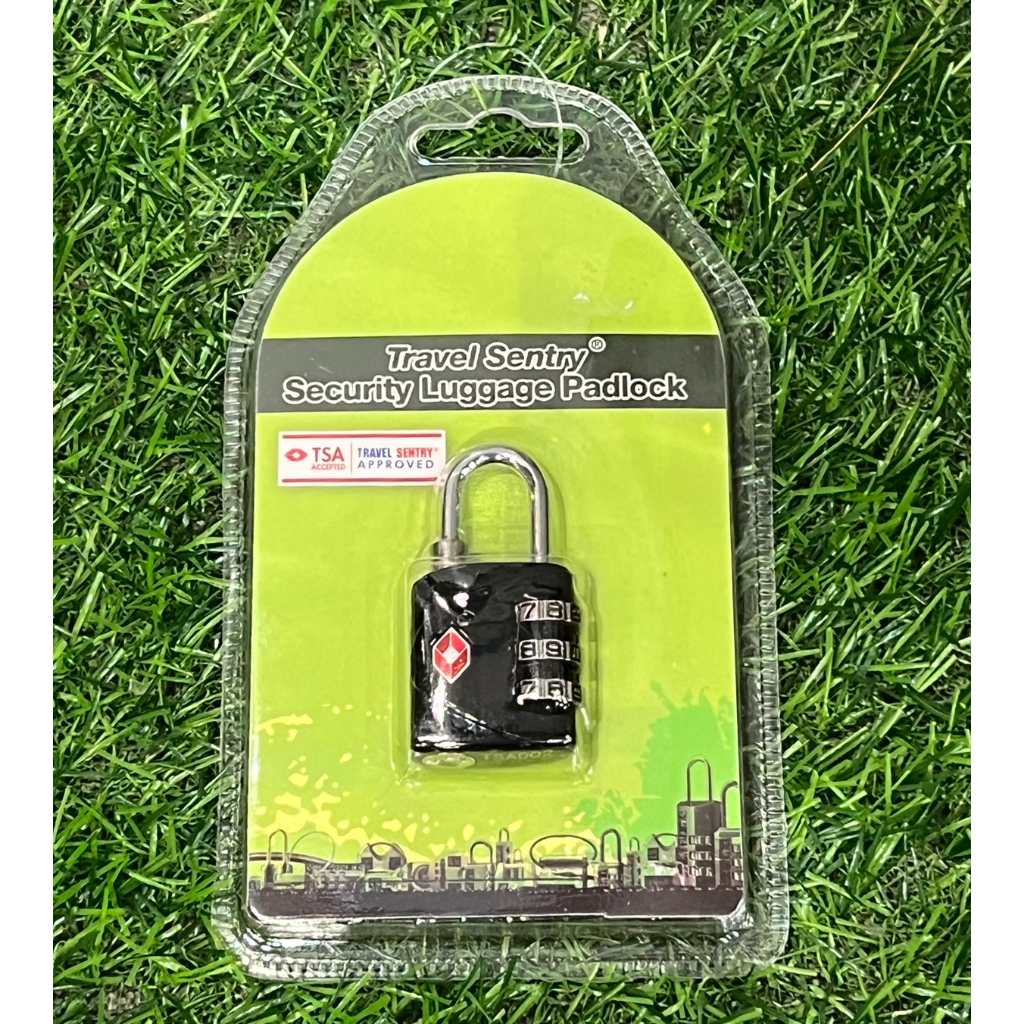 กุญแจแบบรหัส3รหัสซิงค์ Travel Sentry รุ่น TSA-002 สีดำ/สีเงิน | Shopee ...