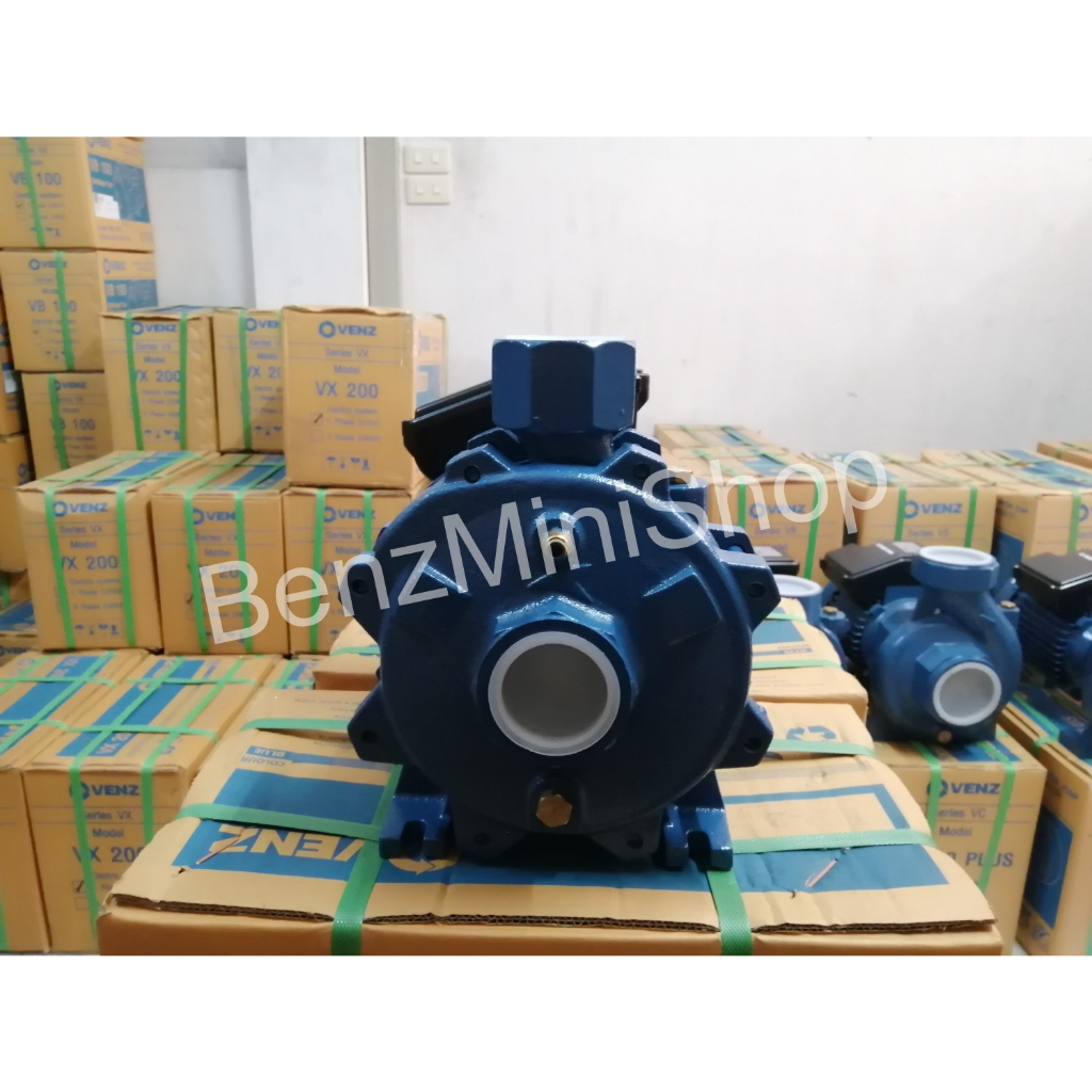 ปั้มน้ำหอยโข่ง 3 แรง ยี่ห้อVENZ รุ่น VB300 2ใบพัด รุ่นส่งสูง(1เฟส 2 สาย)**รับประกัน 1 ปี ...