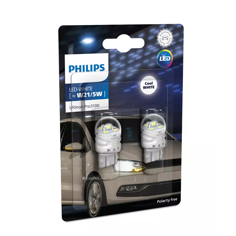 Philips Ultinon LED W21/5 White T20 11066 ULW 11066 CU31 หลอดไฟท้าย สี ...
