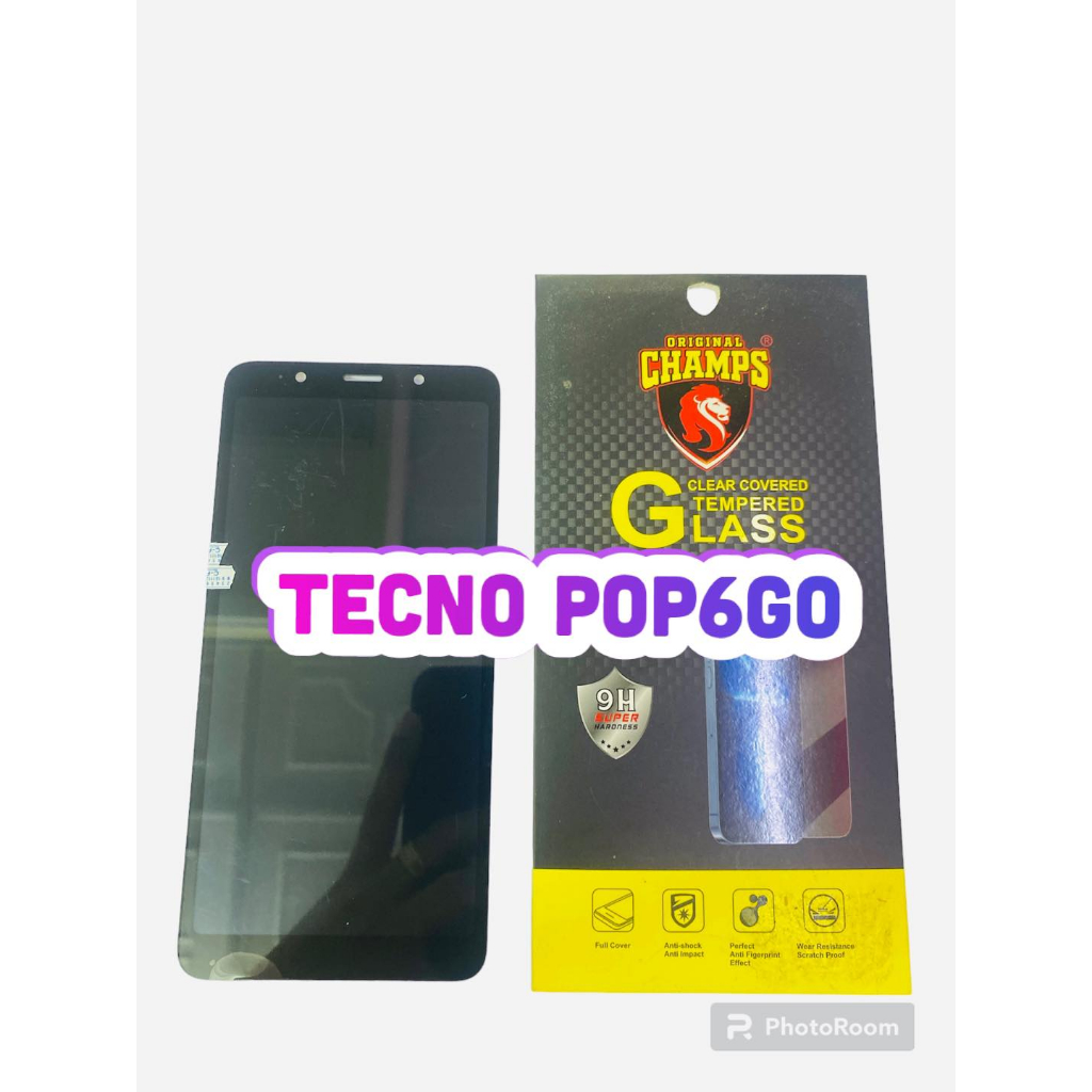 หน้าจอ LCD+ทัชสกรีน Tecno Pop 6GOแท้ แถมฟีมล์กระจกกันรอย+กาว+ไขควง ...