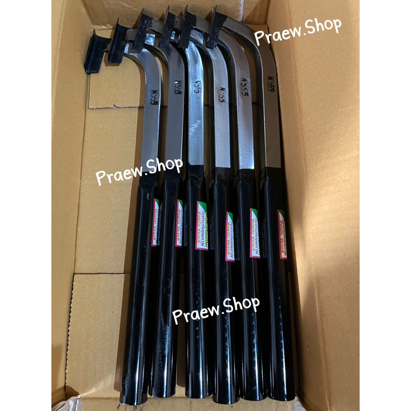 มีดกรีดยาง N555 (ใบเลื่อยไฮสปีด) (ด้ามสีดำ) ของแท้100% | Shopee Thailand