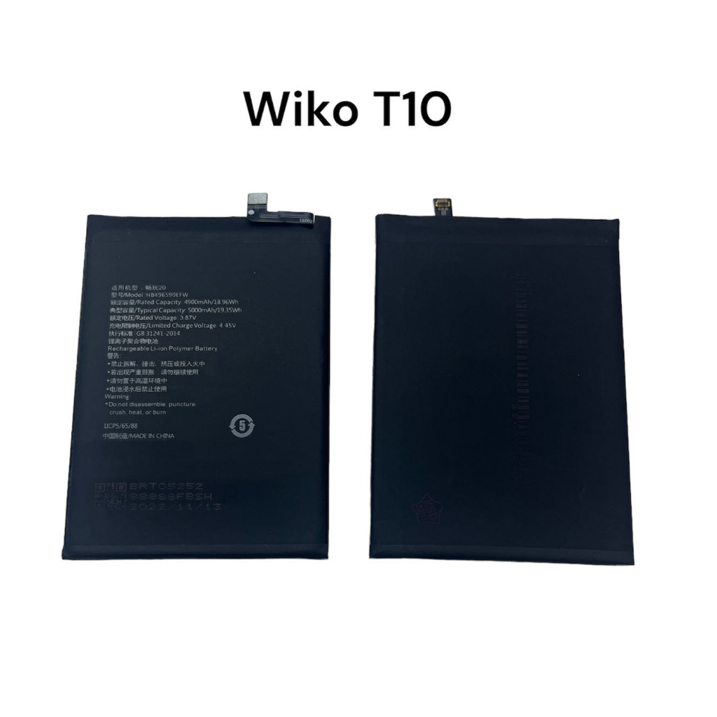 BATTERY,แบตเตอรี่ Battery Wiko T10,U10,U20,U30 | Shopee Thailand