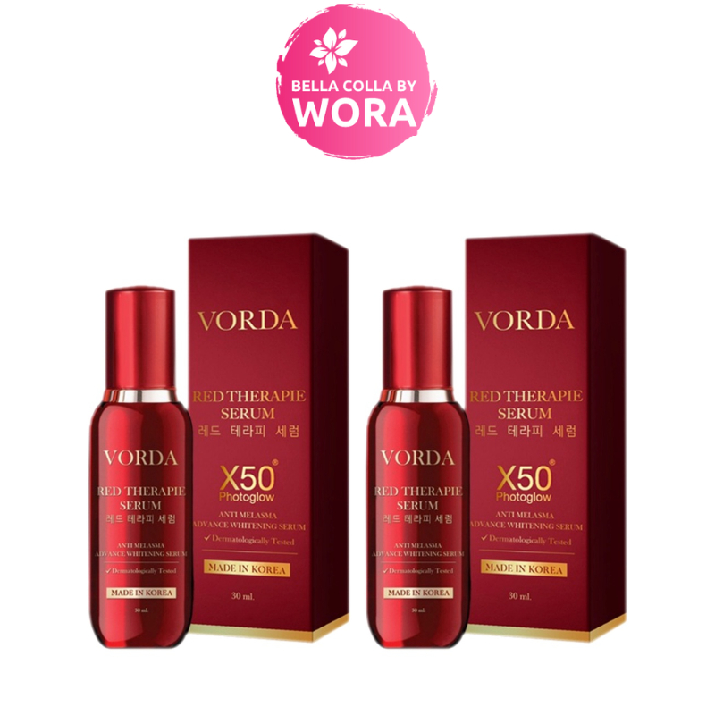 [2 ขวด] Vorda Red Therapie Serum เซรั่มจักรพรรดินีจากเกาหลี [30 ml.][EXP 21/08/2024 ] | Shopee ...