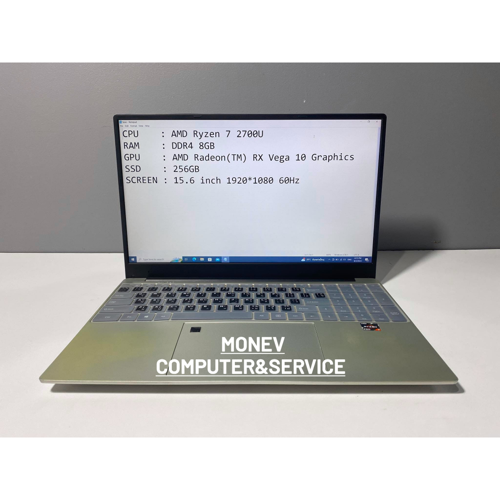(โน๊ตบุ๊คมือสอง) Ryzen 7 2700U 8GB 15.6 นิ้ว Vega 10 | Shopee Thailand
