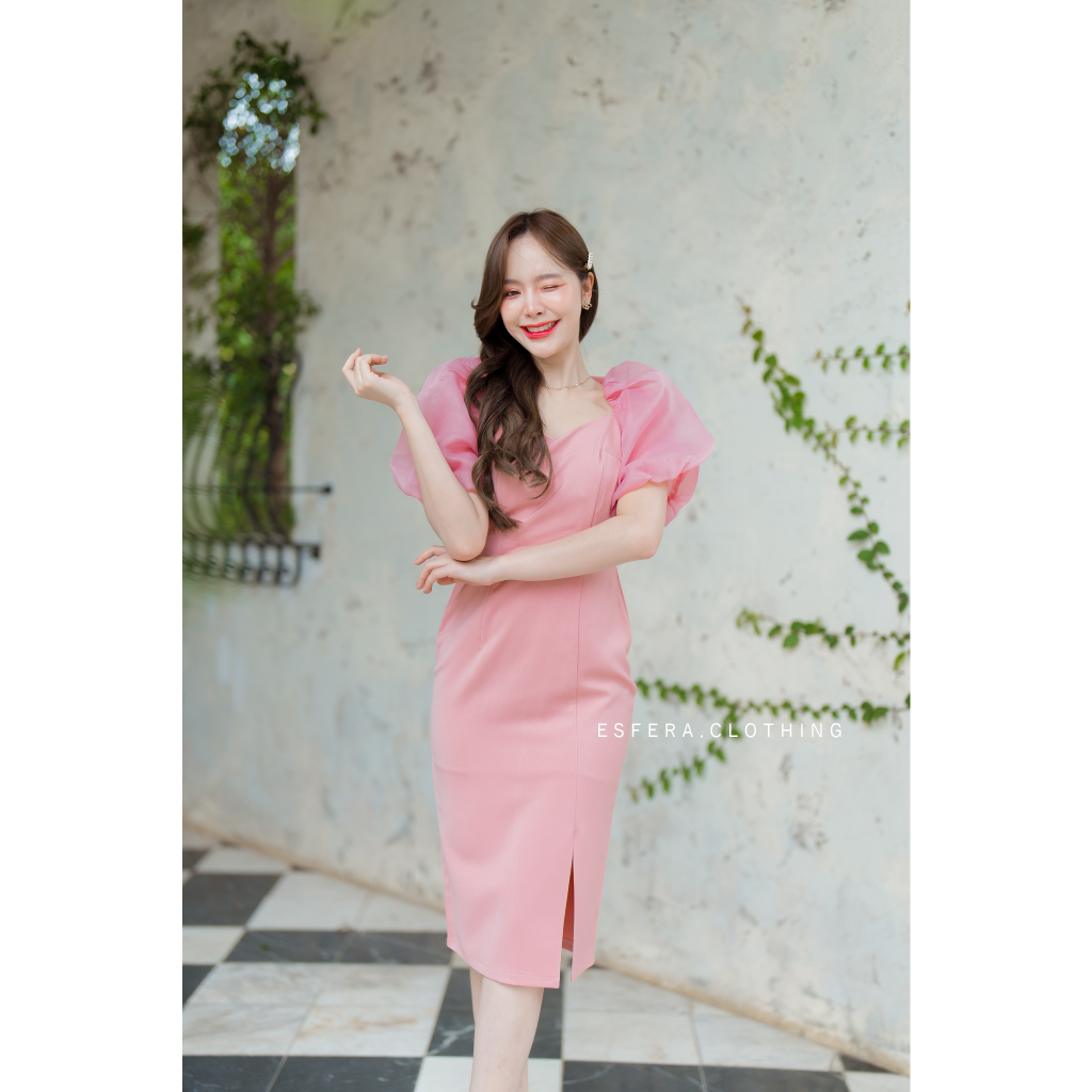 เดรสออกงาน DR075-2 Katlynn Lady Dress | Shopee Thailand