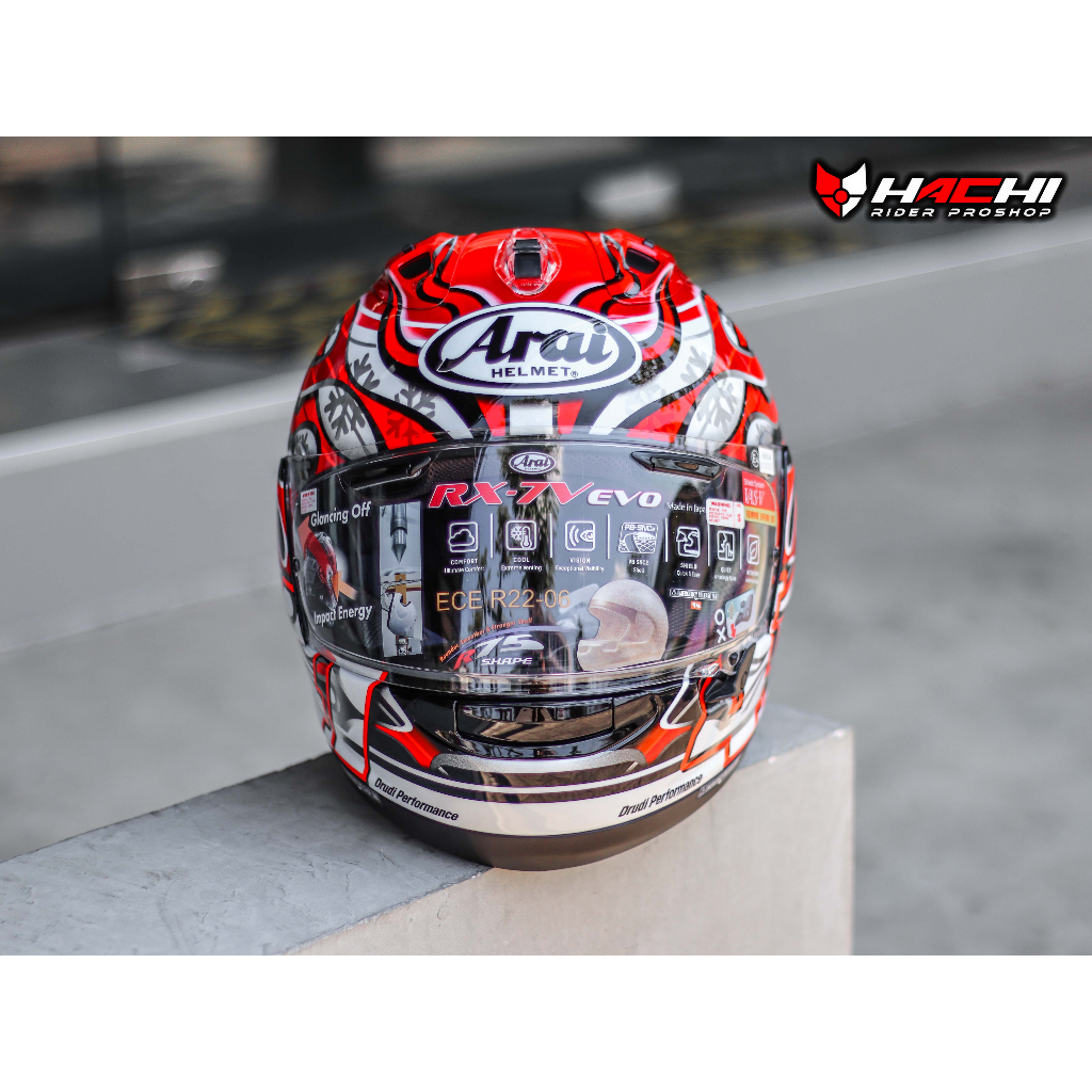 ARAI RX-7V EVO - HAGA GP | Shopee Thailand