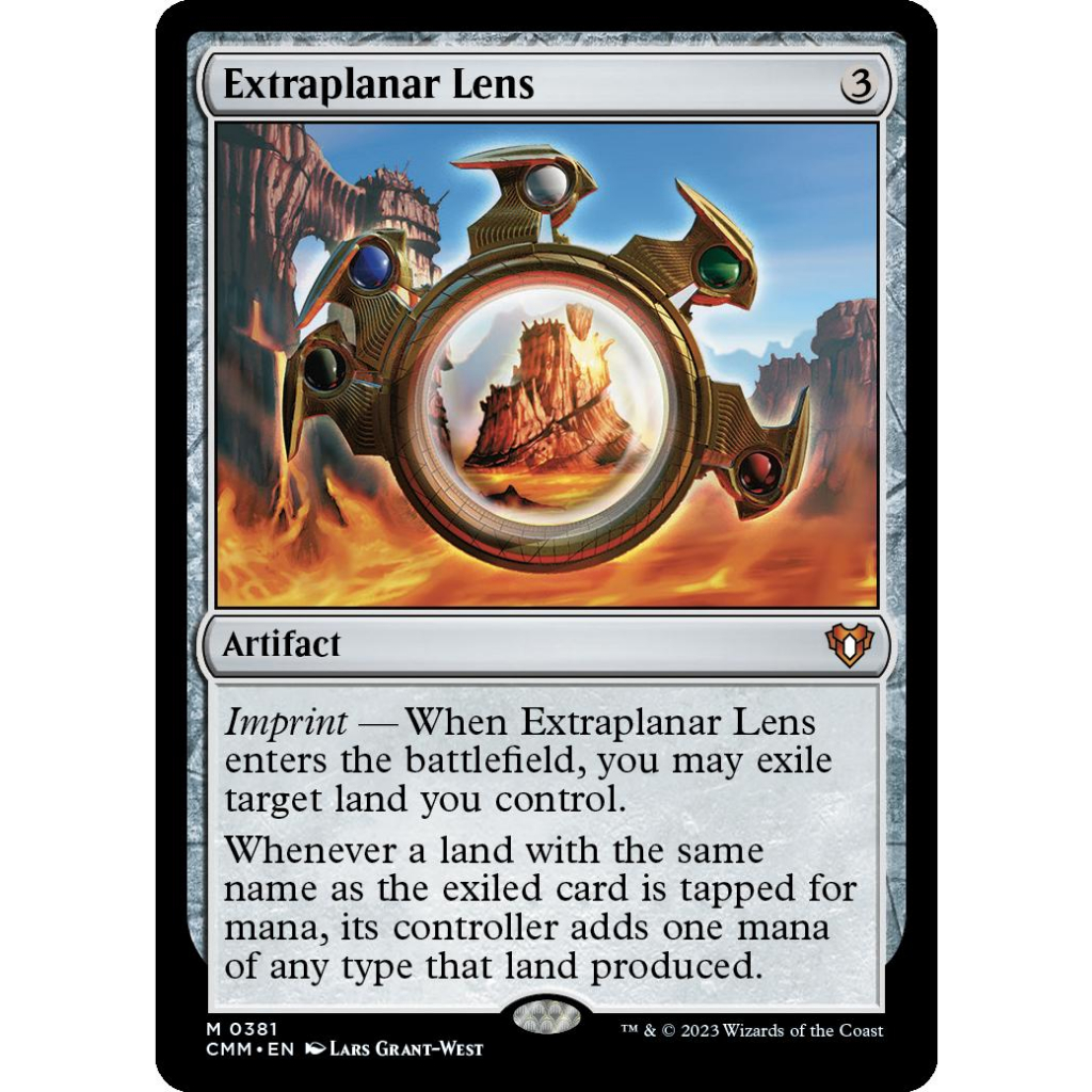 [MTG][Single][CMM] Extraplanar Lens ระดับ Mythic [ภาษาอังกฤษ] | Shopee ...
