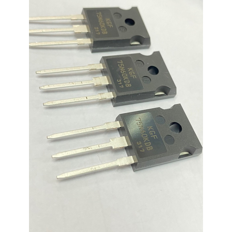 (แพ็ค1ชิ้น) Field Stop Trench IGBT 600V/100A,357W KGF75N60KDB KECแท้ ...