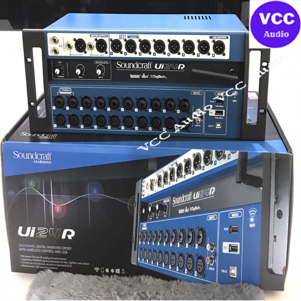 Soundcraft Ui24R ดิจิตอลมิกเซอร์ เครื่องผสมสัญญาณเสียง ดิจิตอล 24 แชลแน ...