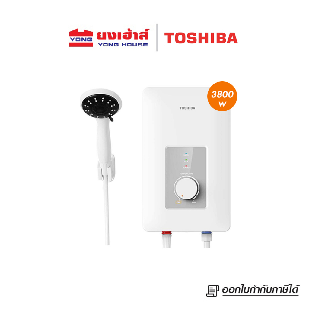 TOSHIBA เครื่องทำน้ำอุ่น รุ่น TWH-38WTH(W) 3800W TWH-45WTH(W) TWH ...