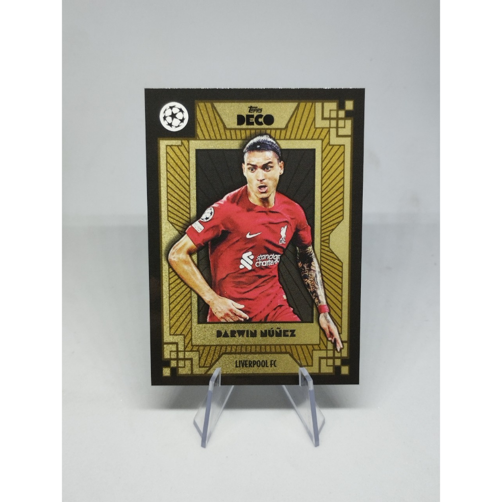 การ์ดบอล Topps Deco Liverpool 2022-23 UEFA Champions League Soccer ...