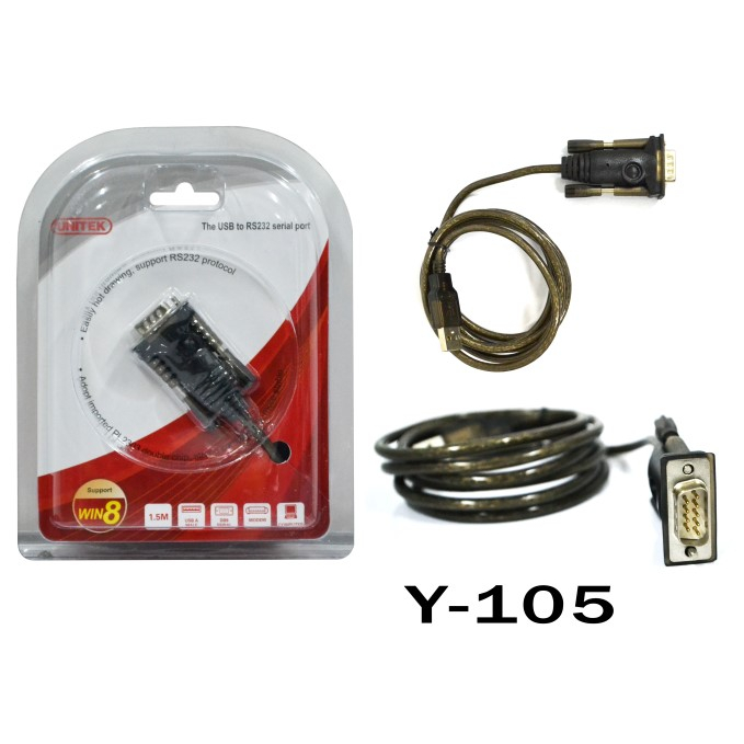 (ฮับ ยูเอสบี) UNITEK USB To Serial Port (RS232) Unitek Y-105 | Shopee Thailand