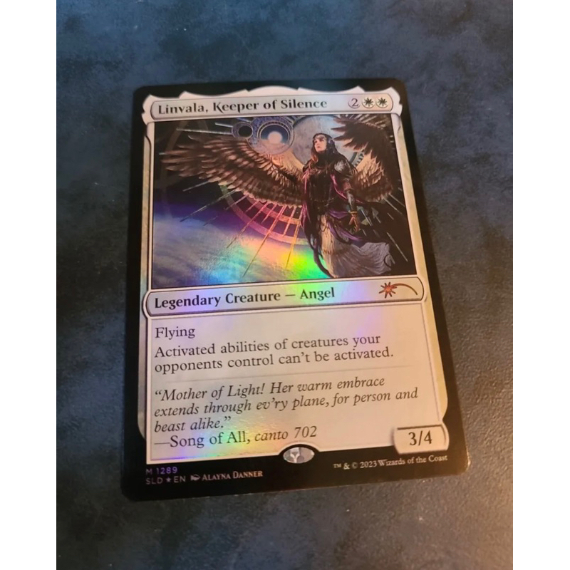 การ์ด MTG Linvala, Keeper of Silence Foil White Magic the gathering EDH ...