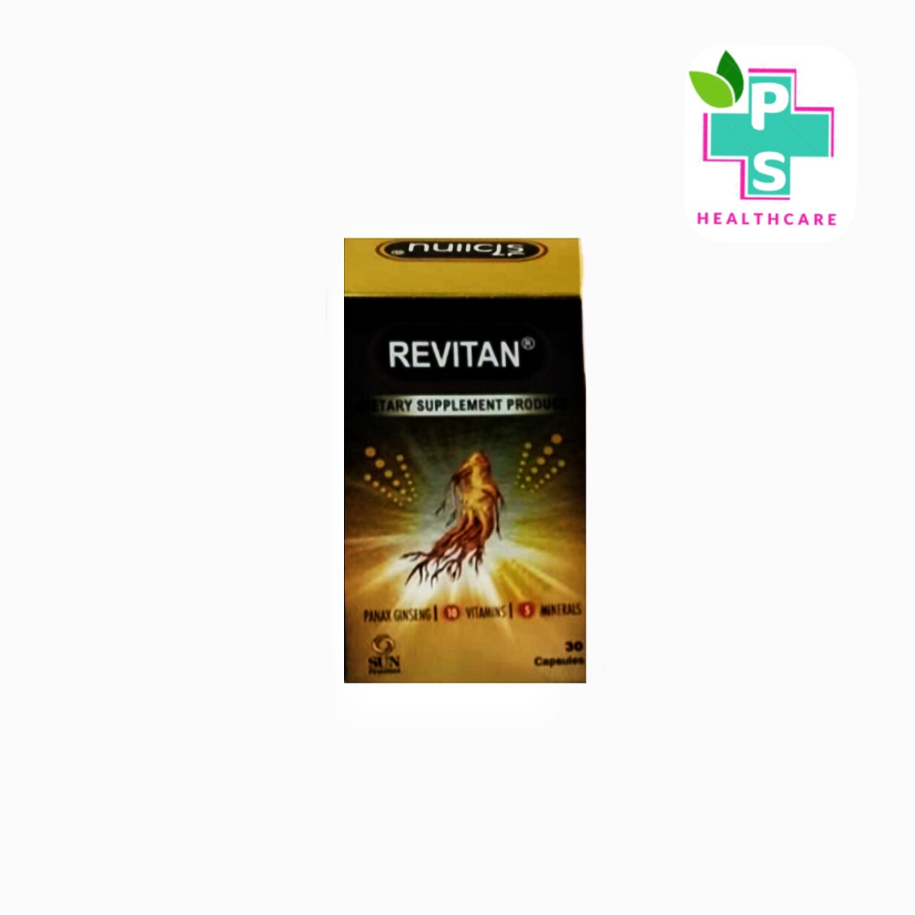 Revitan รากโสมแดงเกาหลี ผสมวิตามินเกลือแร่ Ginseng (30 แคปซูล) | Shopee ...