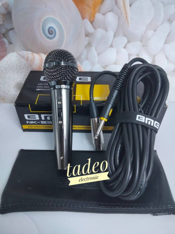 ไมโครโฟน Microphone BMB ไมค์สาย ไมค์คาราโอเกะ ไมค์ร้องเพลง สายยาว 5 ...