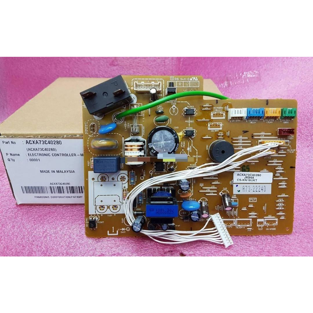 อะไหล่แท้ศูนย์/แผงบอร์ดคอยล์เย็น/ELECTRONIC CONTROLLER-MAIN/Panasonic ...