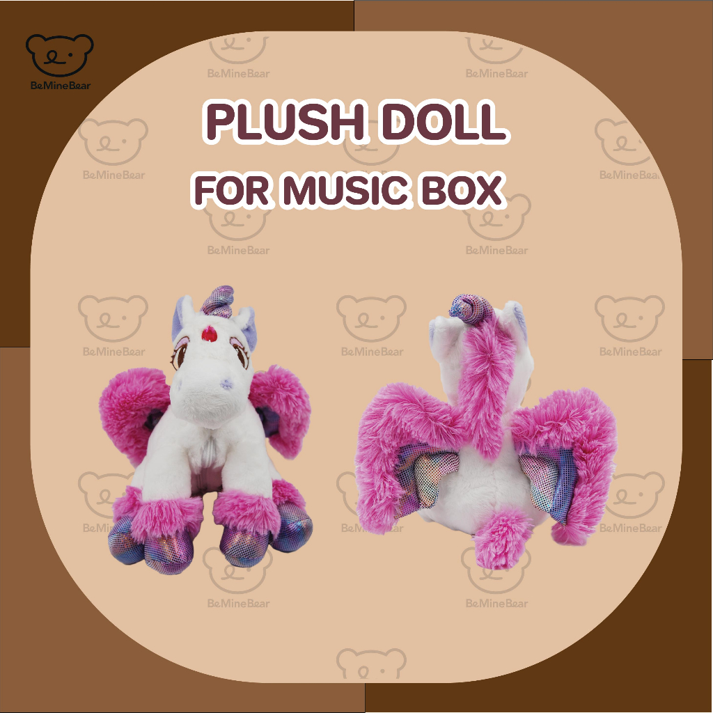 Plush Doll For Music Box ตุ๊กตากล่องดนตรีม้ายูนิคอน | Shopee Thailand