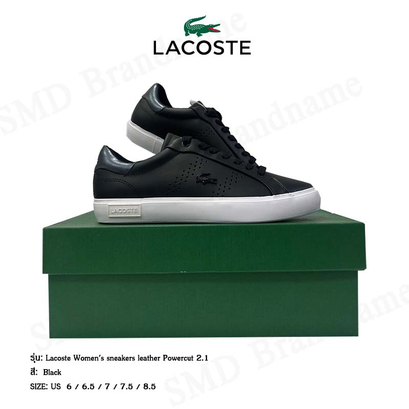 Lacoste รองเท้าผ้าใบ รุ่น Lacoste Women's sneakers leather Powercut 2.1 Code: 7-42SFA0038312 ...