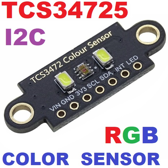 TCS34725 COLOR RECOGNITION I2C interface SENSOR bright light sensing ...