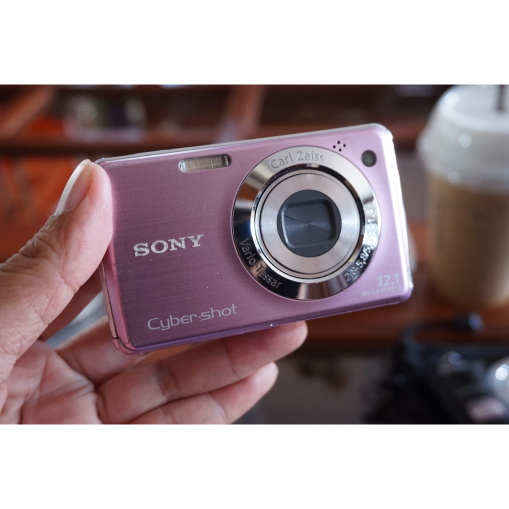 กล้อง sony dsc w210 pink สภาพพอใช้ เต็มระบบ | Shopee Thailand