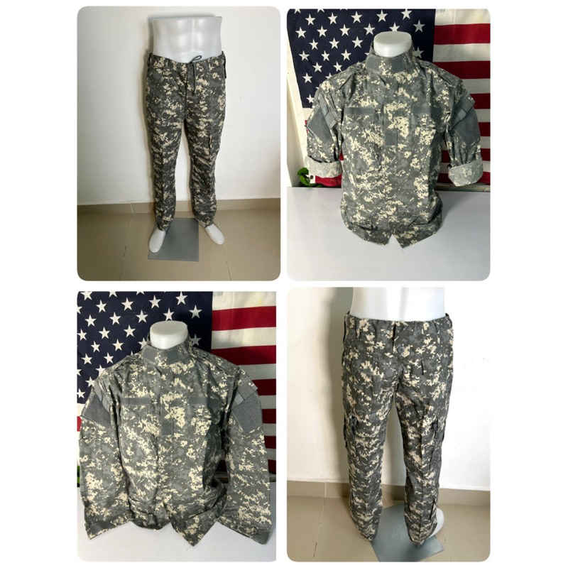 ชุดคอมแบต: เป็นชุด: งานจีน :ลาย ACU : ATAC FG: พรางสเปน ไซซ์ M,L,XK,XXL ...