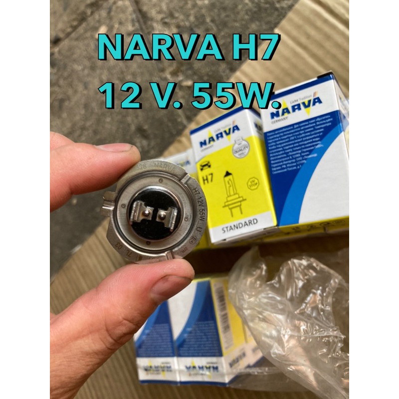 หลอดไฟ H7 NARVA Germany 12 V. 55W. | Shopee Thailand