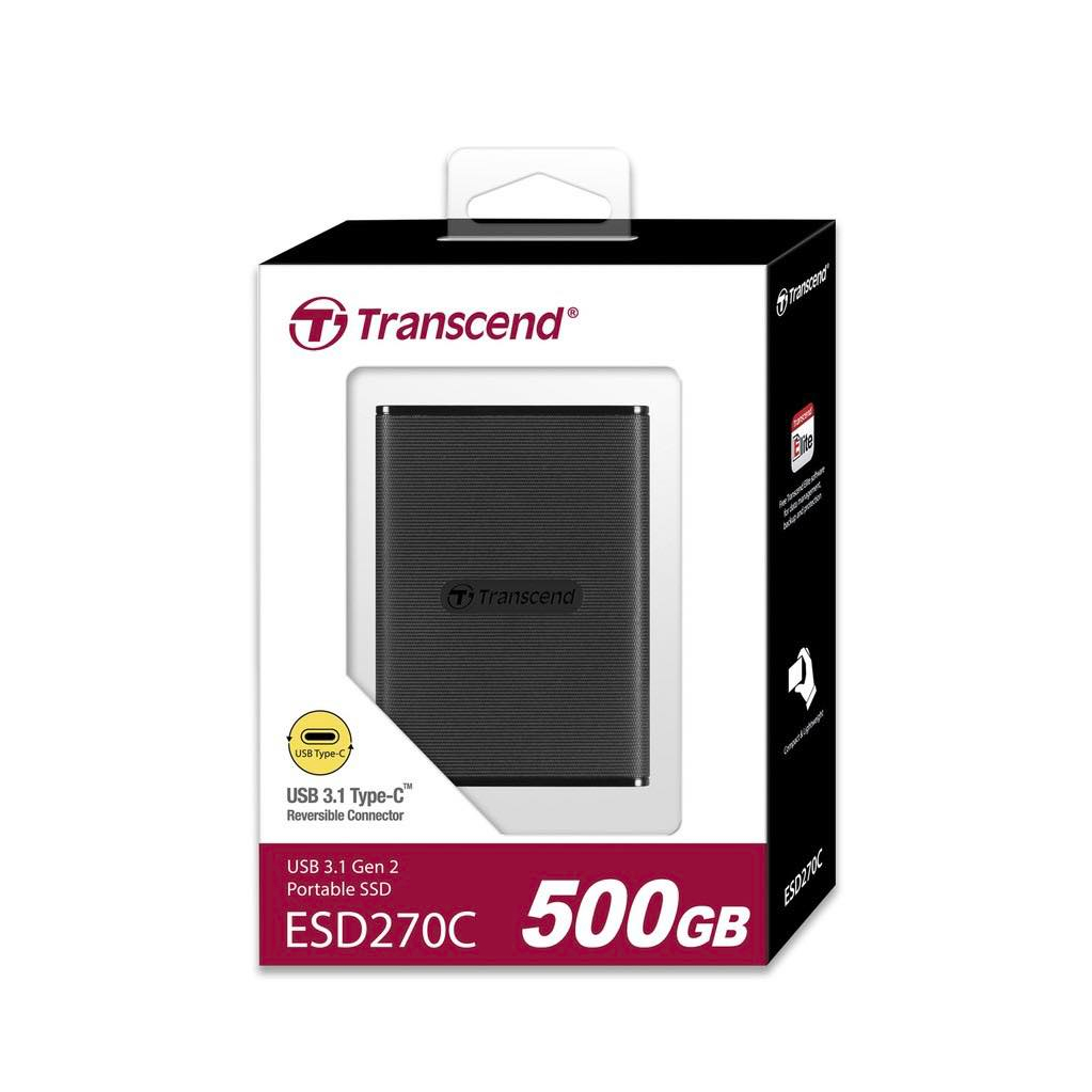 500 GB EXT SSD TRANSCEND (TCN-TS500GESD270C) | Shopee Thailand