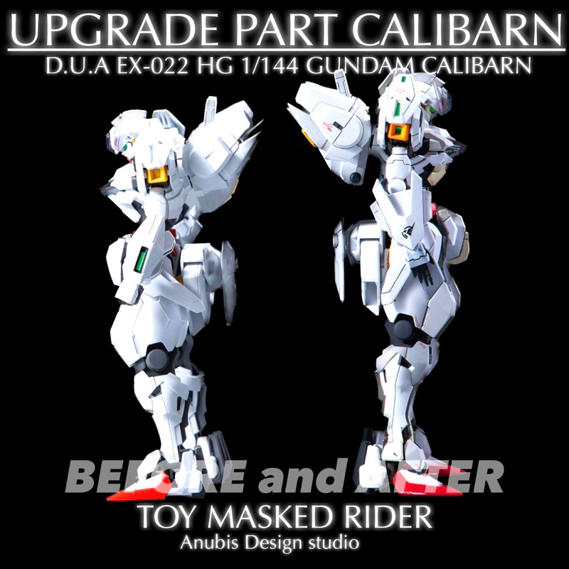 ⬜️พร้อมส่ง พาร์ทเสริม UPGRADE HG 1/144 UPGRADE PART CALIBARN By Anubis ...