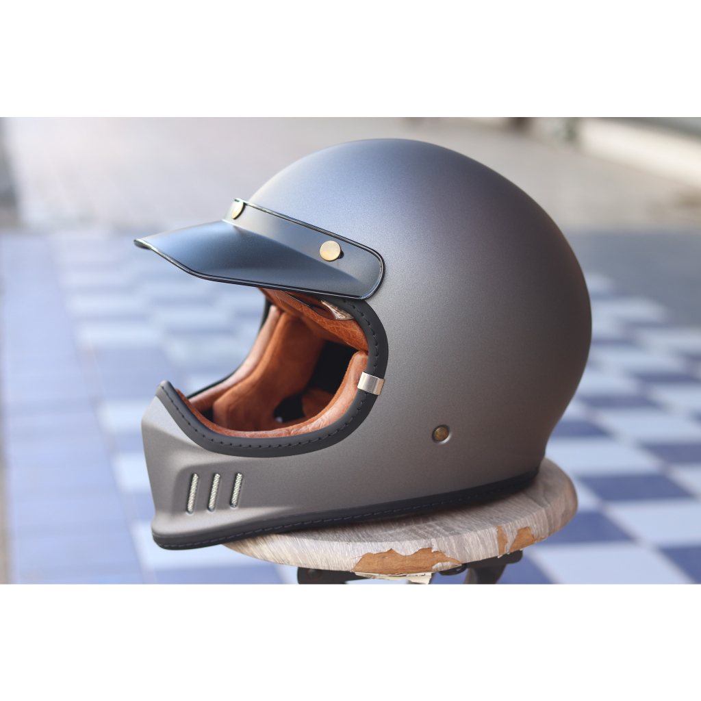 หมวกกันน็อคหุ้มคางวินเทจ Bilmola Rx100 ของเข้าใหม่จ้า | Shopee Thailand