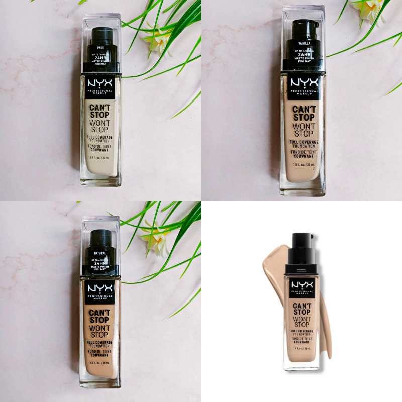 [NYX®] PROFESSIONAL MAKEUP Can't Stop Won't Stop Foundation Couvrant 30ml นิกซ์ รองพื้นชนิดน้ำ ...