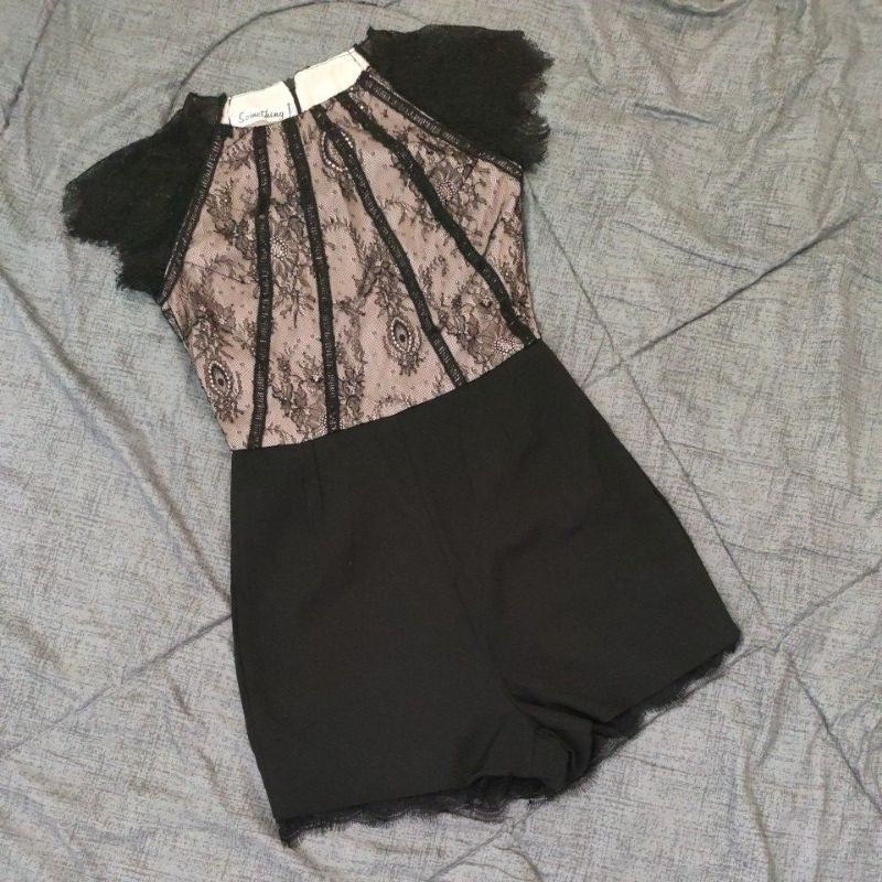 จั้มสูท Something ไซส์ S 32-26-36 | Shopee Thailand