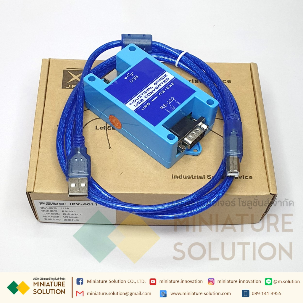 Industrial grade USB to RS232 protocol converter USB โหลดโปรแกรม PLC ...